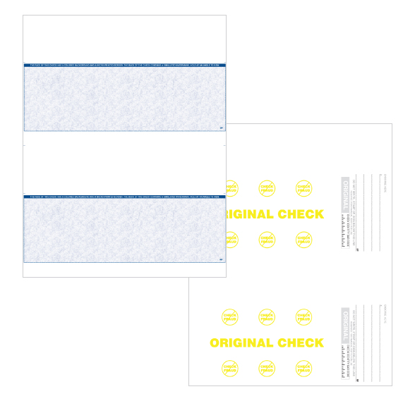 Blank Check Stock from Printingworx