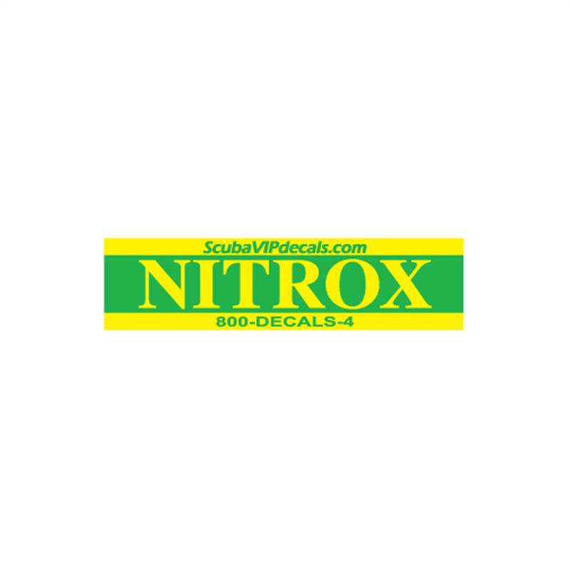 Nitrox Tank Wraps - Vinyl Decals for Nitrox Scuba Tanks