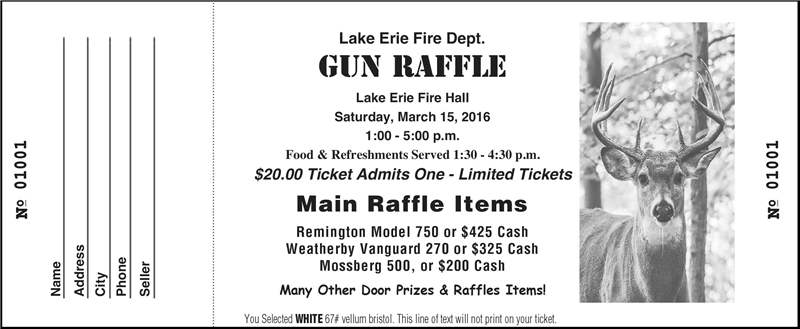 Raffle Tickets | Low Cost | Design Online | Easy To Order