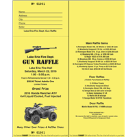 Jumbo Size Tickets - Black Ink, can be used for Gun Tickets