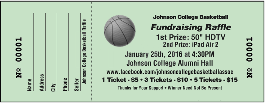 Sports Raffle Tickets