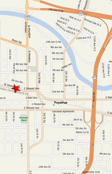 Puyallup Washington Zip Code Map